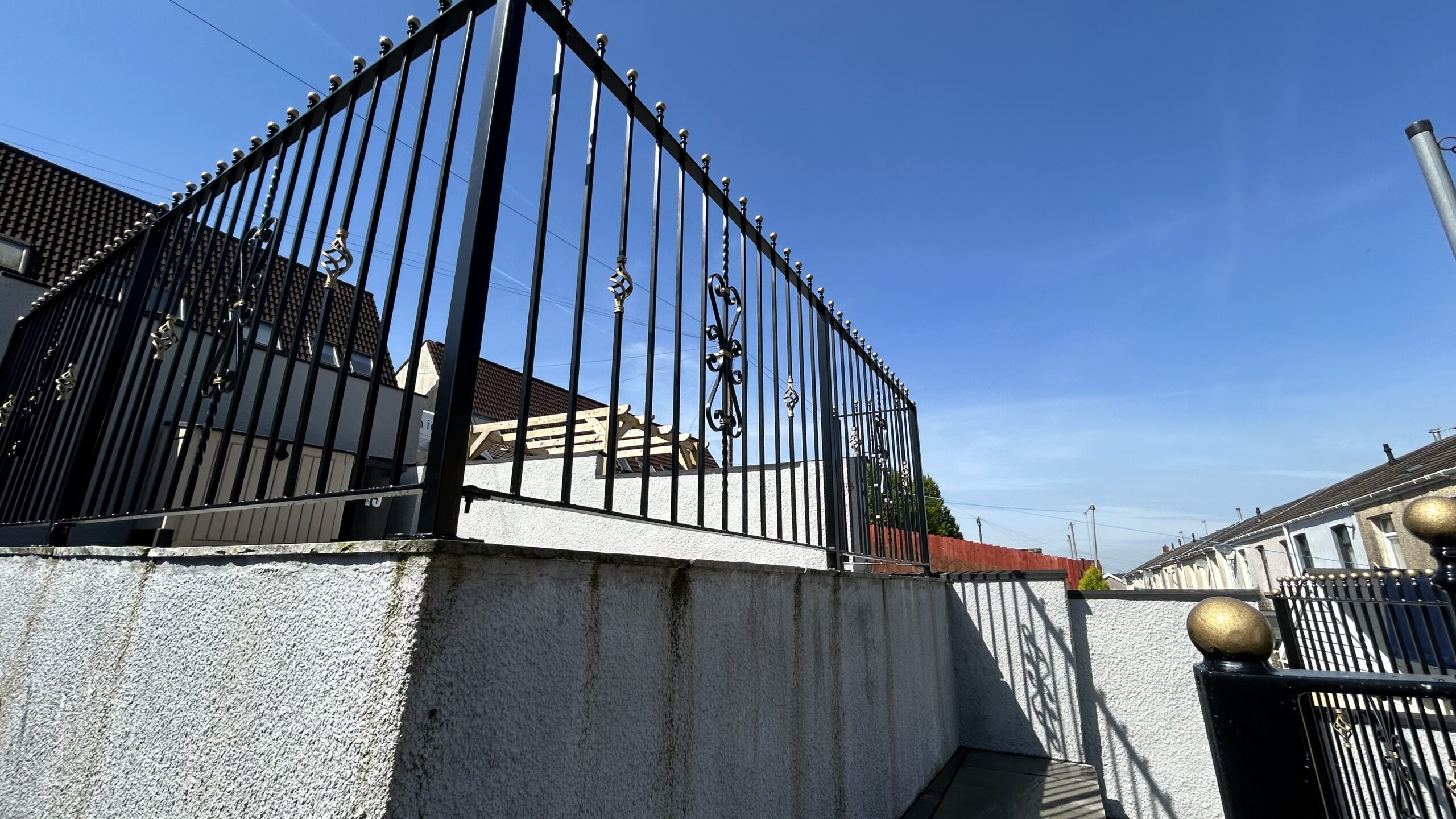 Wrought Iron Railings, Neath | Cimla Forge
